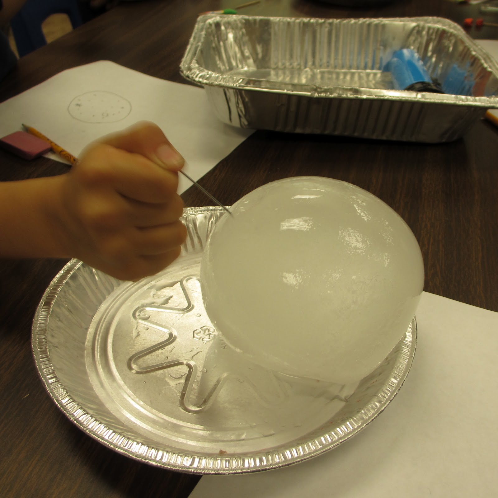 Psyched to be in 2nd!: First Week Science: Ice Balloons