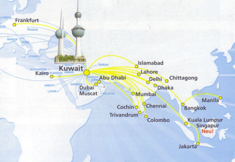 Airline memorabilia: Kuwait Airways (2010/2011), Alemania