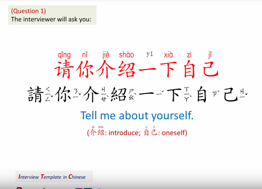 Richard Chinese: The Best Way to Learn Chinese: Job Interview in ...