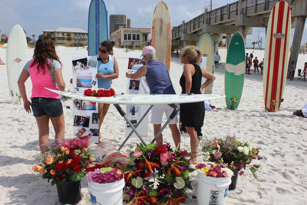 Lavon Wiggins Memorial Service and Paddle Out 07/07/12