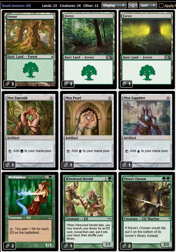 Magic the Gathering Adventures: [Vintage] Elves with Moxen