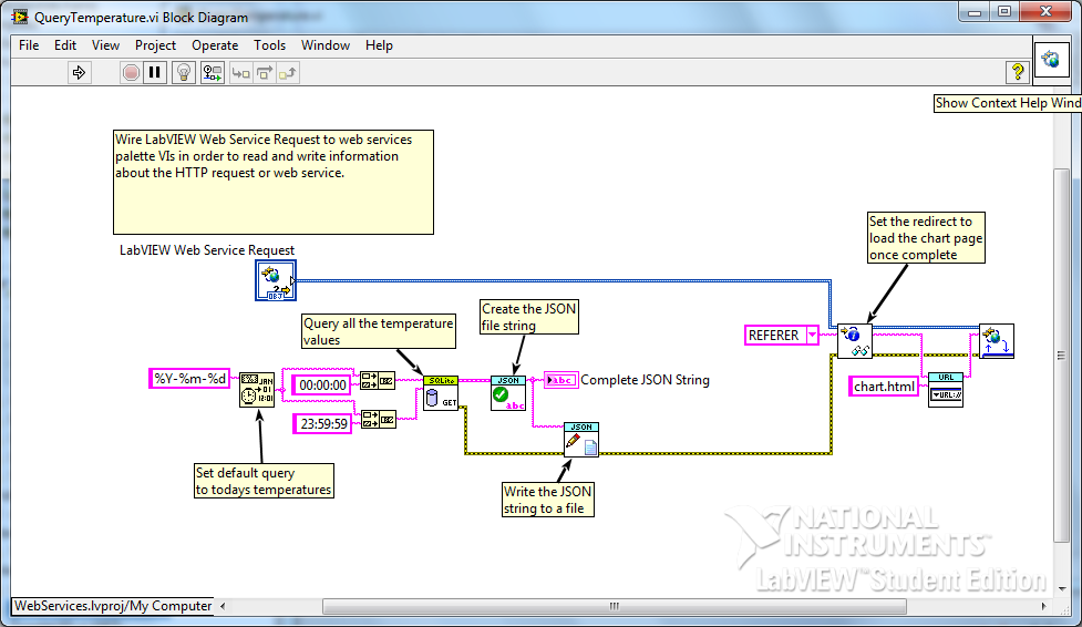 Etching Pathways Labview Web Services Part 3