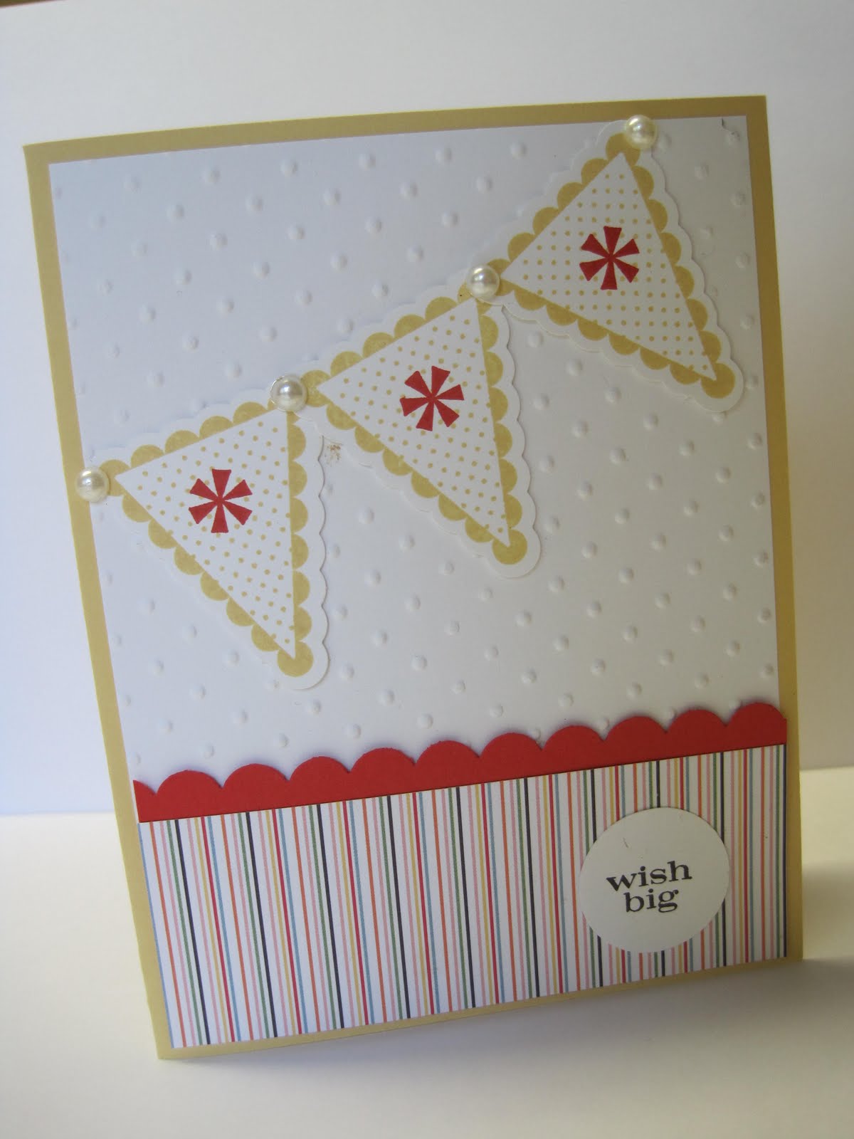 Pennant Parade Card - Simple Affordable Crafting
