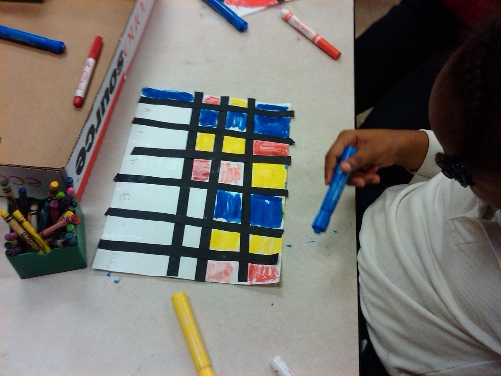Elements of a Young Artist: Piet Mondrian Primary Colors