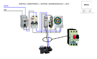 Electrical diagrams: Schematic pool motor contactor automatic manual ...