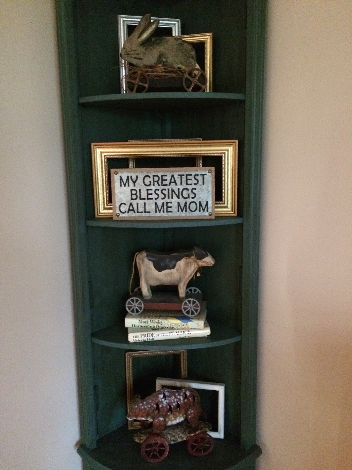 The Peacock Fairy: Corner Cabinet Project