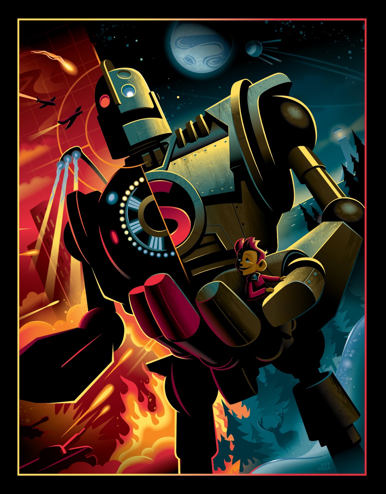 INSIDE THE ROCK POSTER FRAME BLOG: Brad Bird & Jeff Granito Iron Giant ...