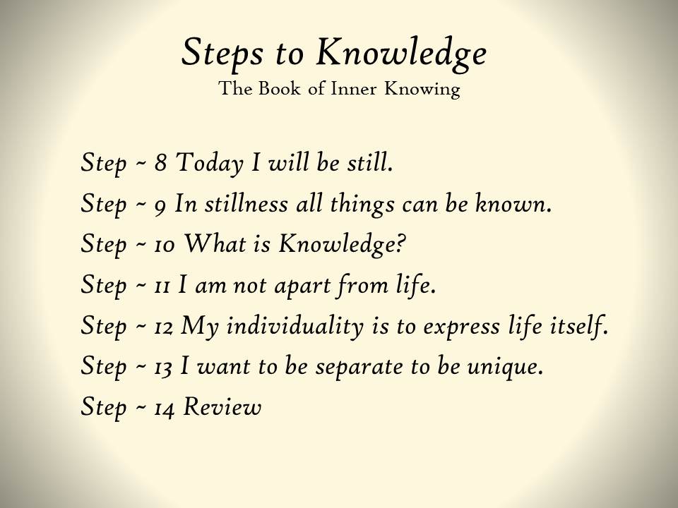 Steps to Knowledge: The Book of Inner Knowing ~ Spiritual Practices ...