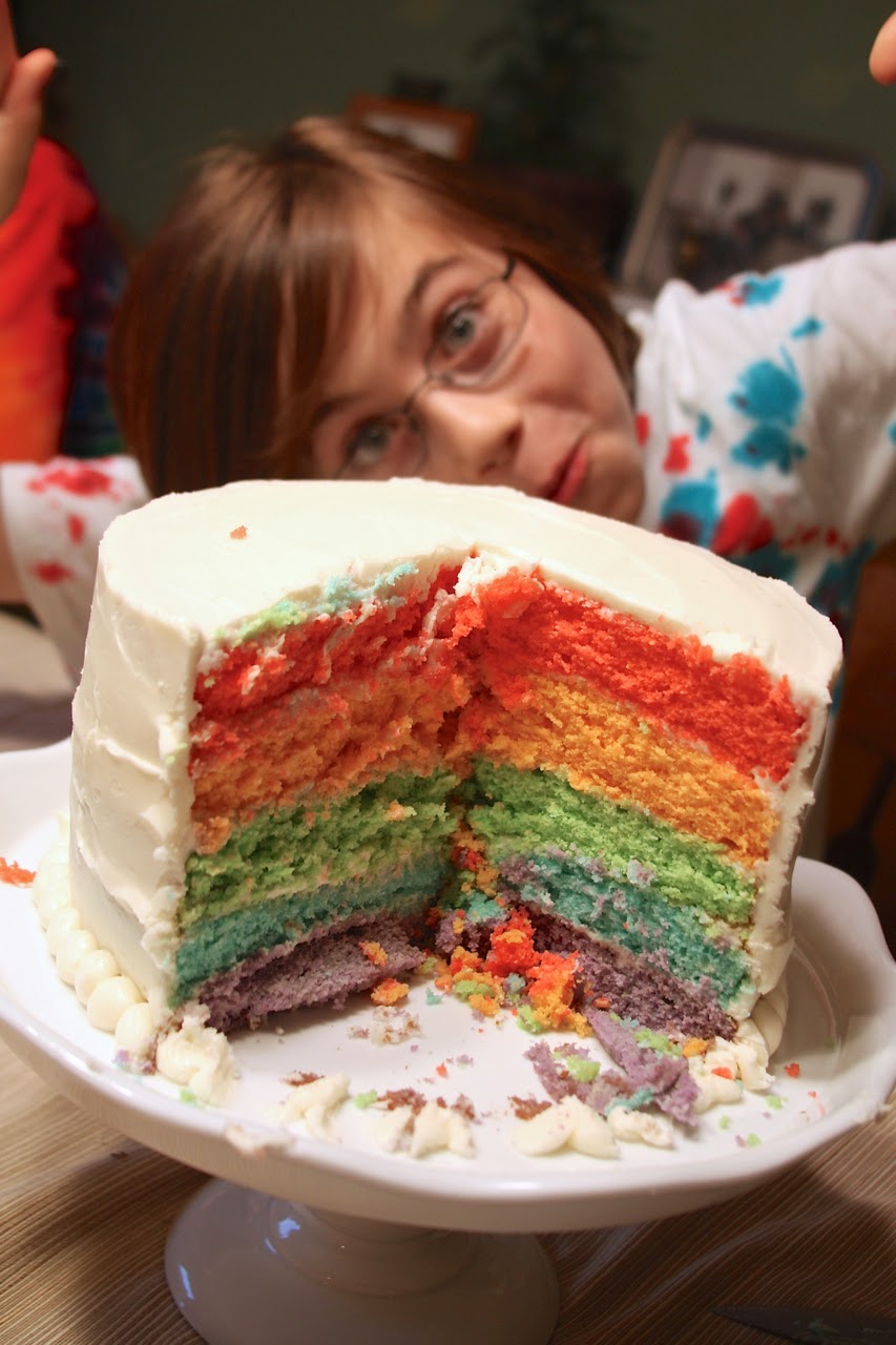 hotcakes: Baking Monday – Rainbow Cake!