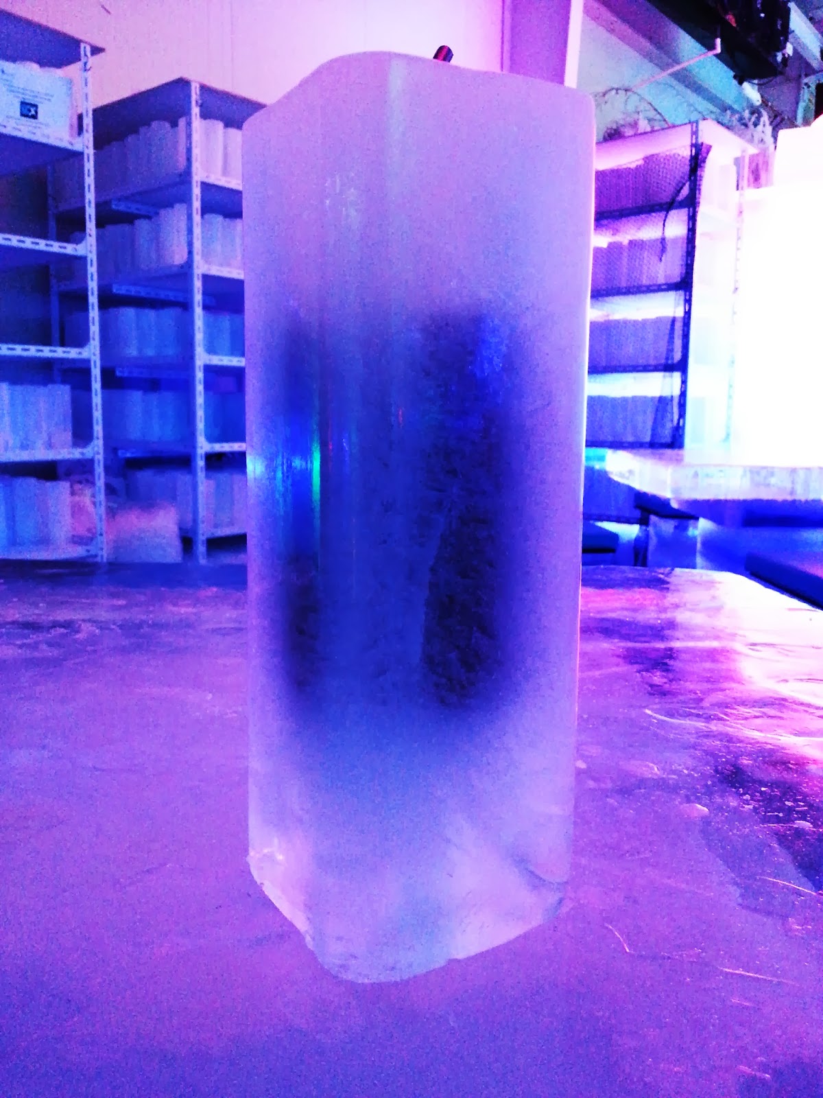 The ice mug was huge!