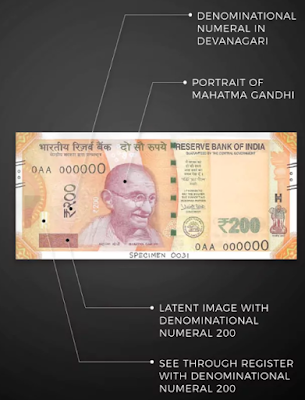 📣Features of the all new Indian 200 rupee note which are enhanced