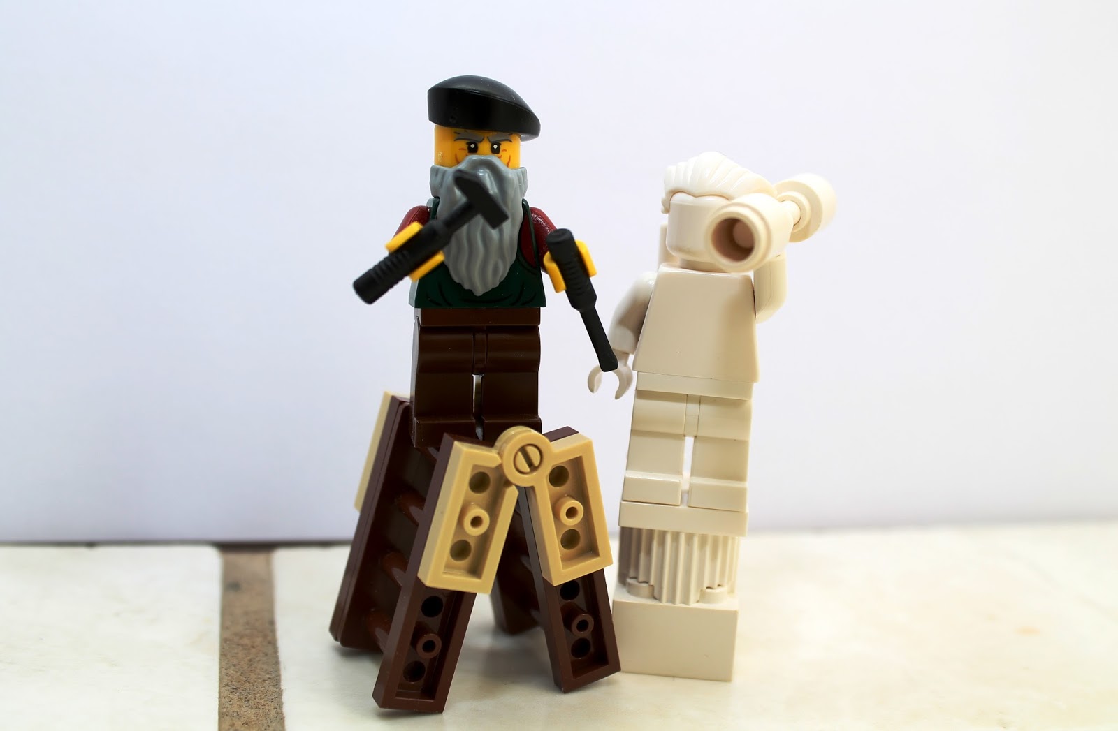 Lego Museums: Michelangelo - 'The true work of art is but a shadow of ...