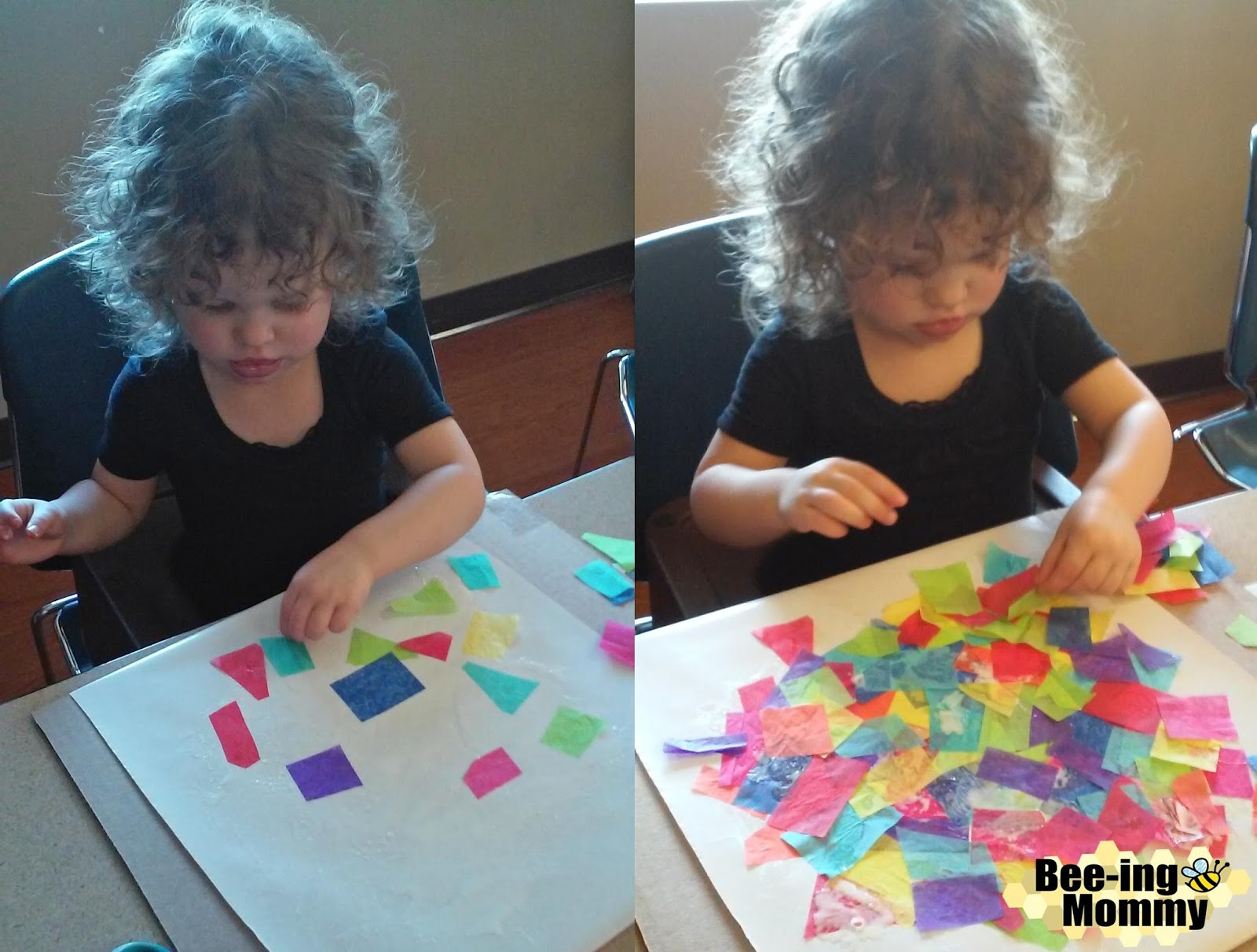 Tissue Paper Sun Catcher