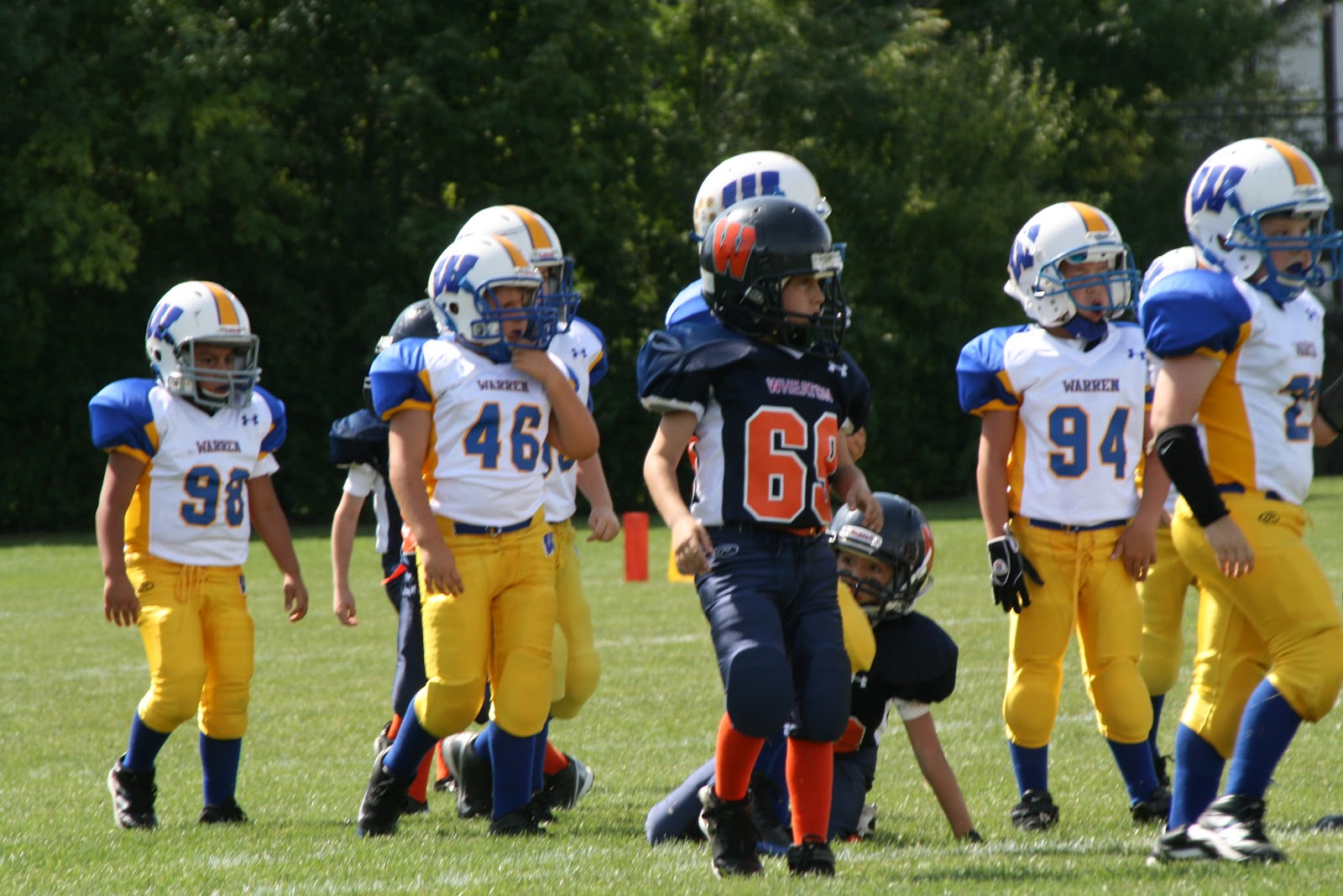 Wheaton Rams Team Black 73lbs: Wheaton Bowl vs. Warren