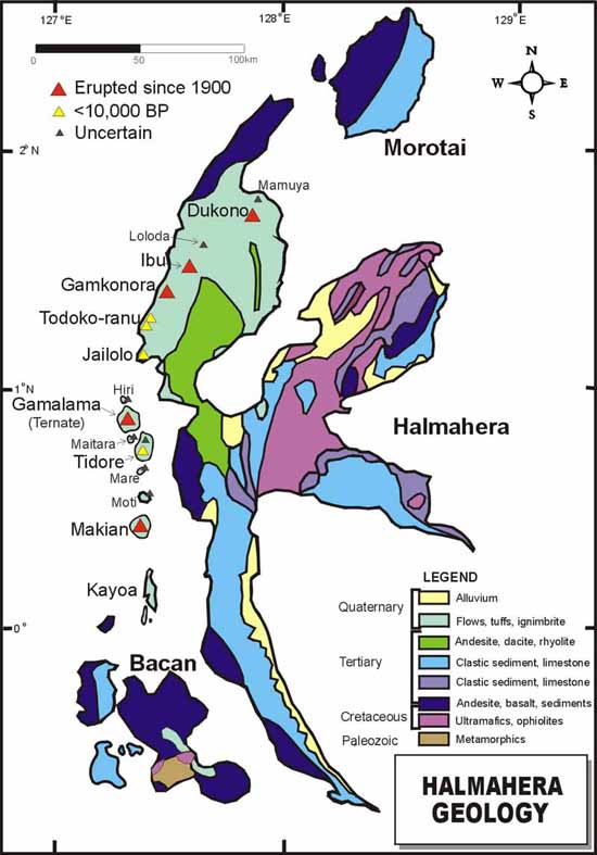 Cartografi: GEOLOGI PULAU HALMAHERA