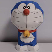 Mini Doraemon Papercraft | Papercraft Free Download And Paper Toys Model