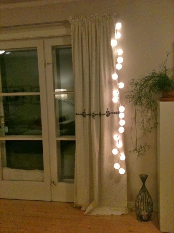 Pynte med lysslynger til jul