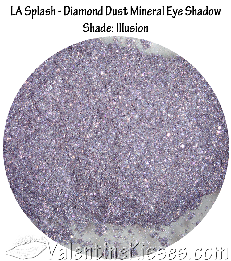 Valentine Kisses: LA Splash Crystallized Glitter, Diamond Dust Mineral ...