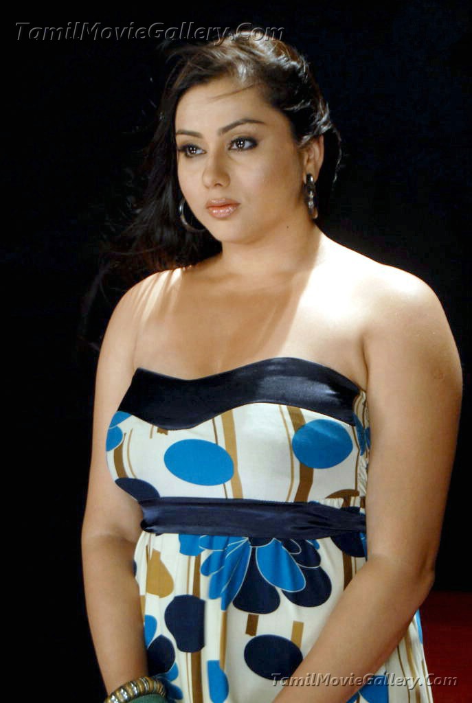 Namitha Latest Stills in Blue Dress Actress Namitha New Photos Pics Images
