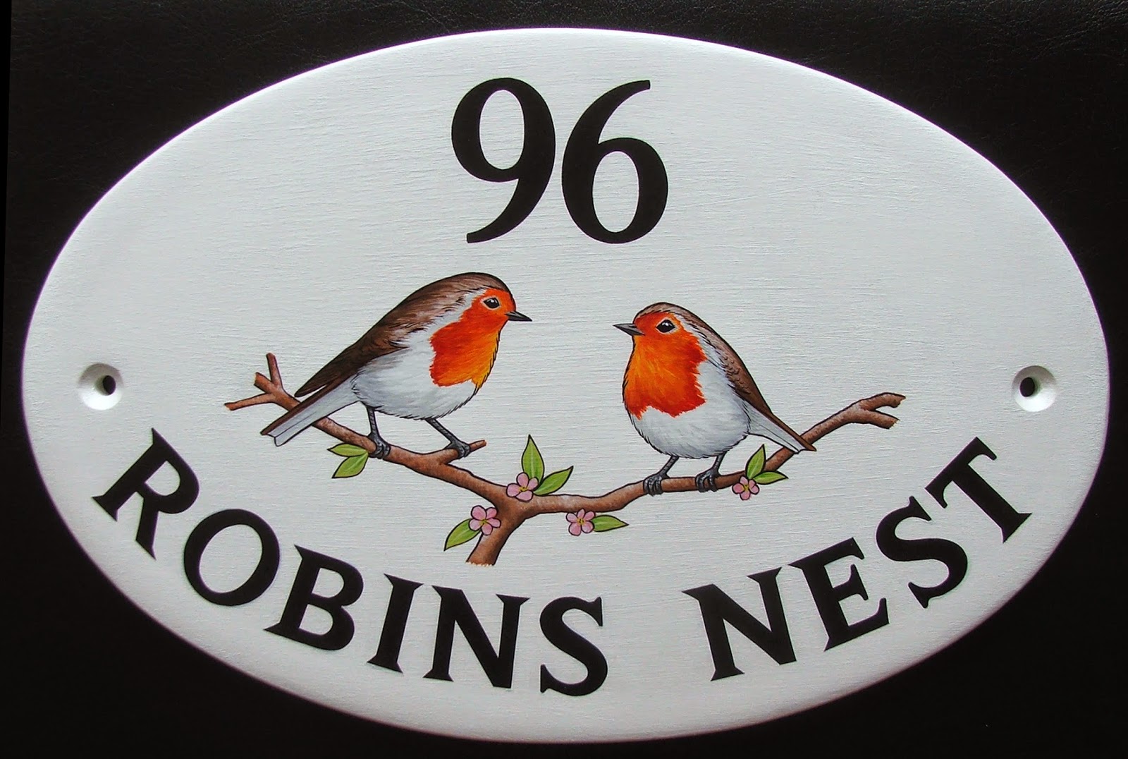 Hand Painted House Signs by Ceramic Art: House Signs and House Plaques ...