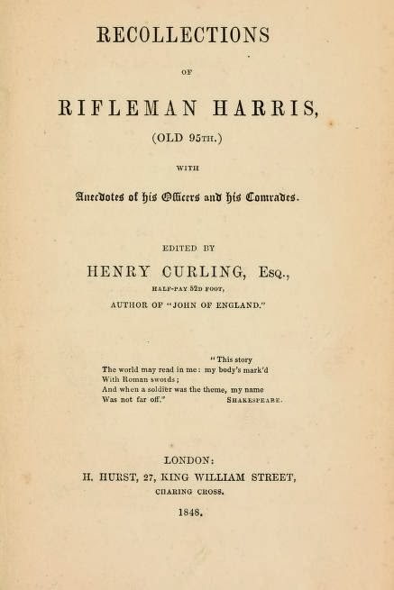 ARQUIVO HISTÓRICO (Madeira): Recollections of rifleman Harris, (old ...