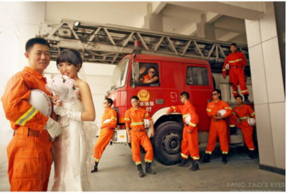 beautiful life: Unique and Romantic Fireman Wedding Photography That ...