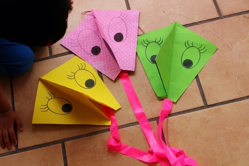 Life's little treasures: DIY Kite | Kids craft | Tutorial