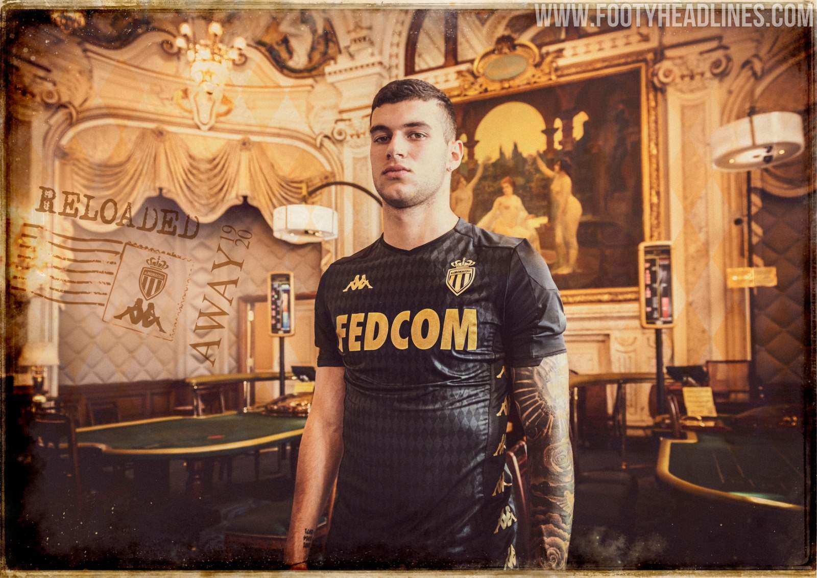 Classy AS Monaco 19-20 Away Kit Released - Footy Headlines