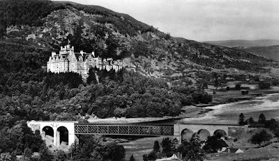 Tour Scotland: Old Photograph Railway Viaduct Culrain Scotland