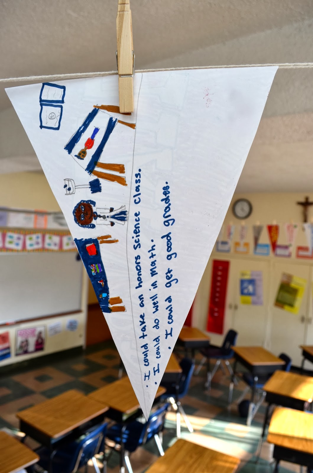 Middle School Mob: College Pennant Activity - Student Goal Setting