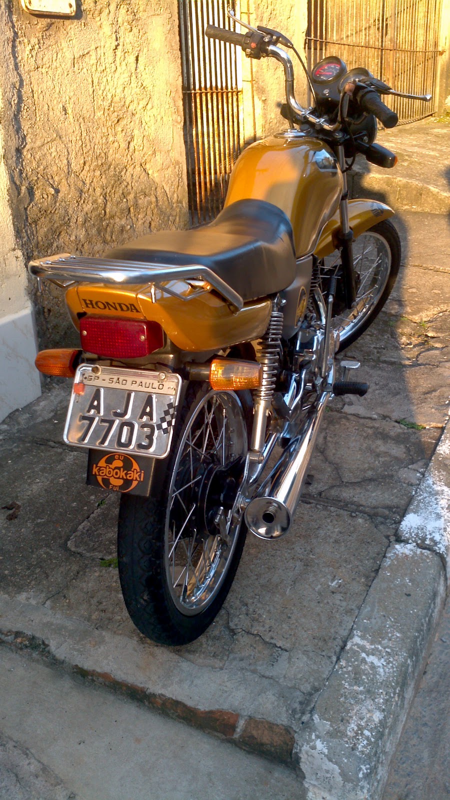 CG 99 CROMADA SUCATA VERDADEIRO BODE DE LUXO O ORIGINAL...