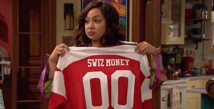 Chelsea comes back with laundry, and has brought items belonging to ...