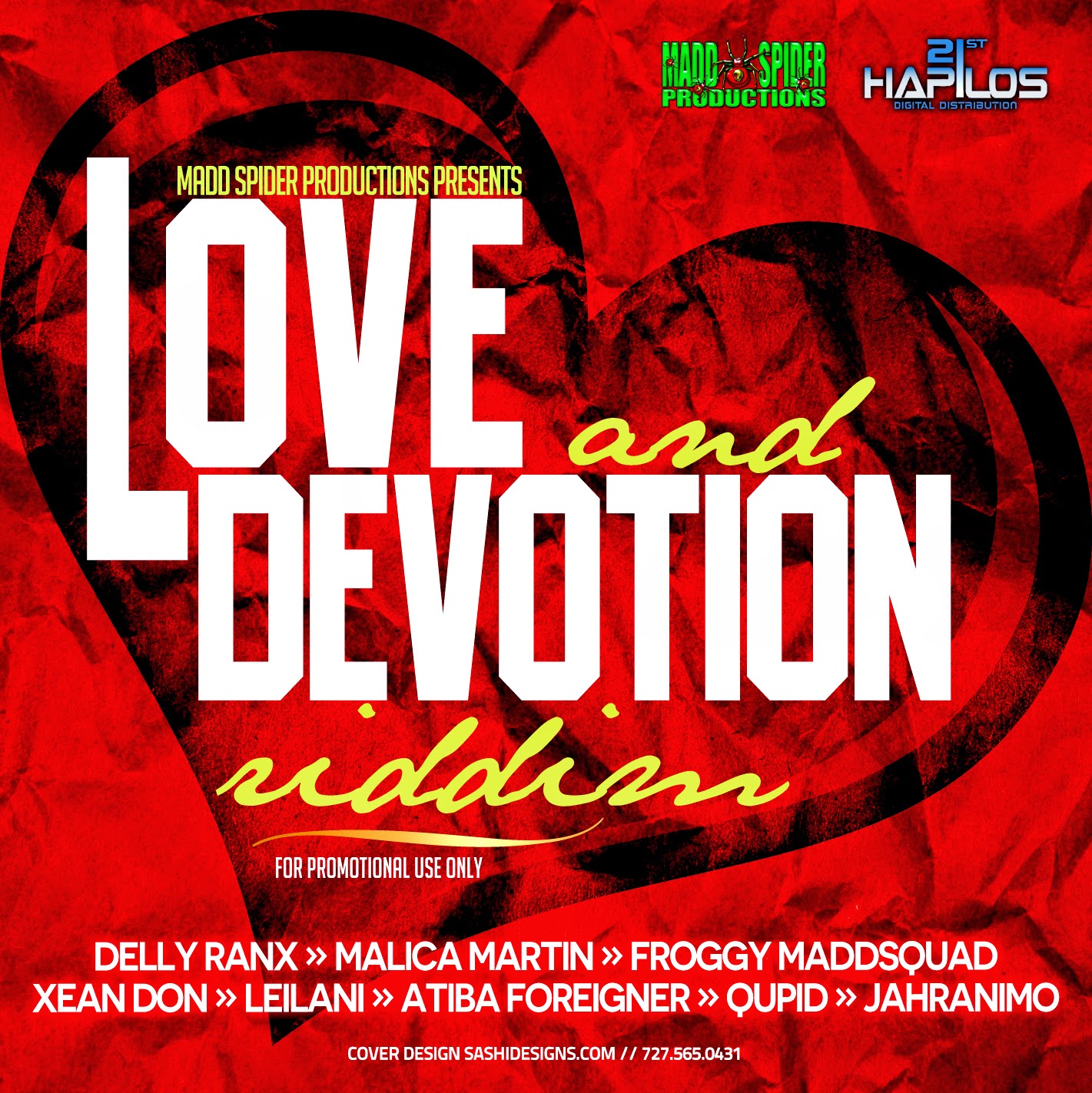 Natasha's Music Box: Love and Devotion Riddim from Madd Spider Productions!