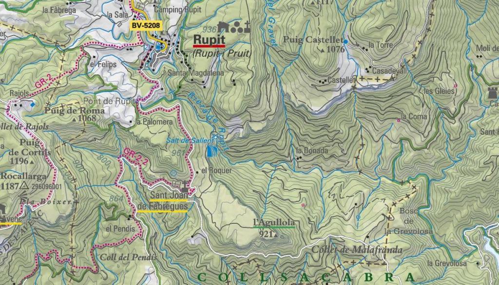 VERTILÍQUENS: Agullola de Rupit - Via Normal