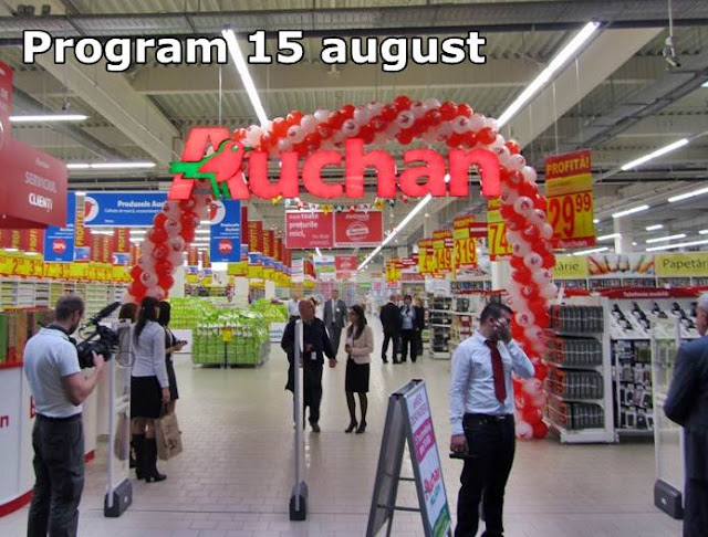 Program 15 august LIDL, CORA, CARREFOUR, AUCHAN - Program Ziua Marinei ...