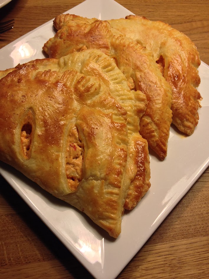 Cinas receptsamling: Piroger med kräftstjärtar och crème fraîche