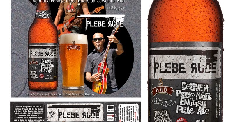 All Beers: Plebe Rude lança sua cerveja em parceria com a cervejaria Küd