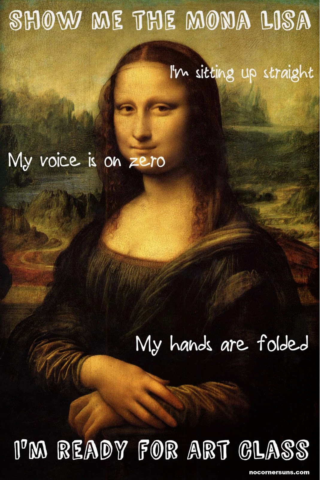 No Corner Suns: Show me the Mona Lisa! My version of the awesome way to ...