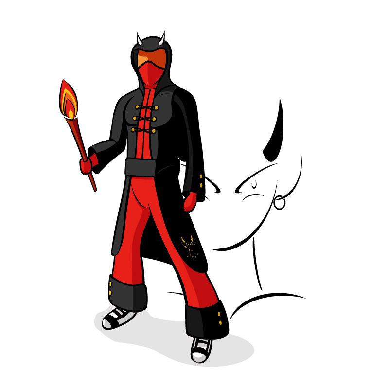 Els Cremats d'Olost: Diables