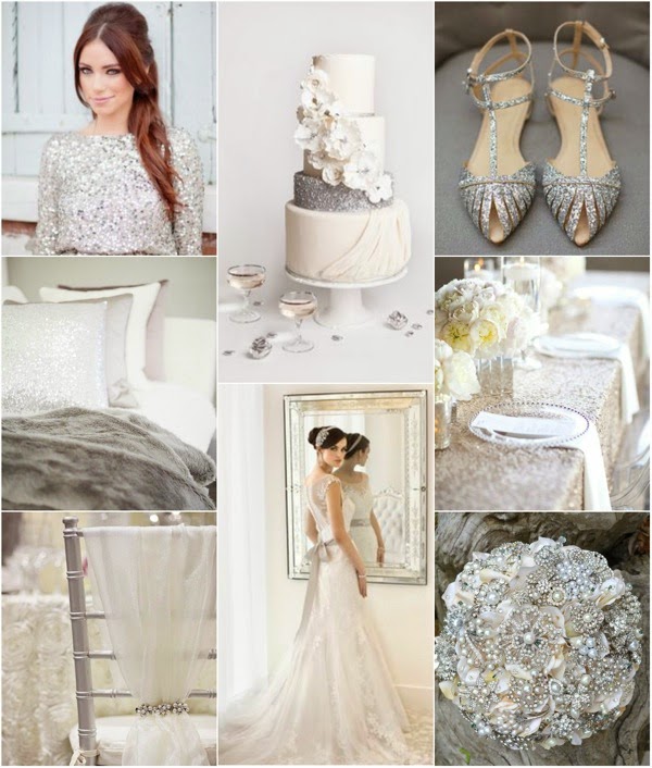Silver Sparkle winter wedding inspiration » Varese Wedding