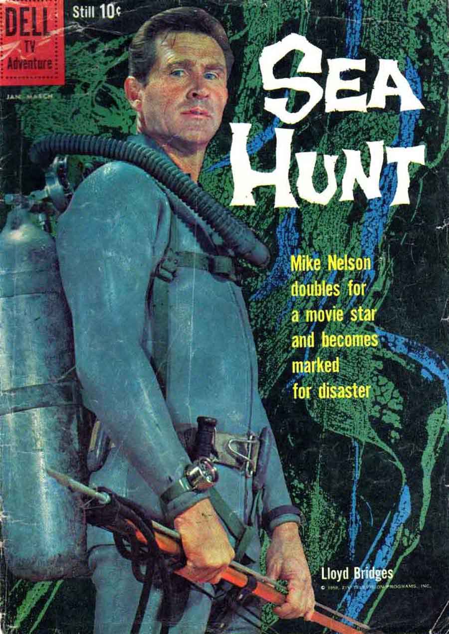 Sea Hunt #4 - Russ Manning art - Pencil Ink