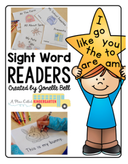A Place Called Kindergarten: KINDERGARTEN SIGHT WORD READERS