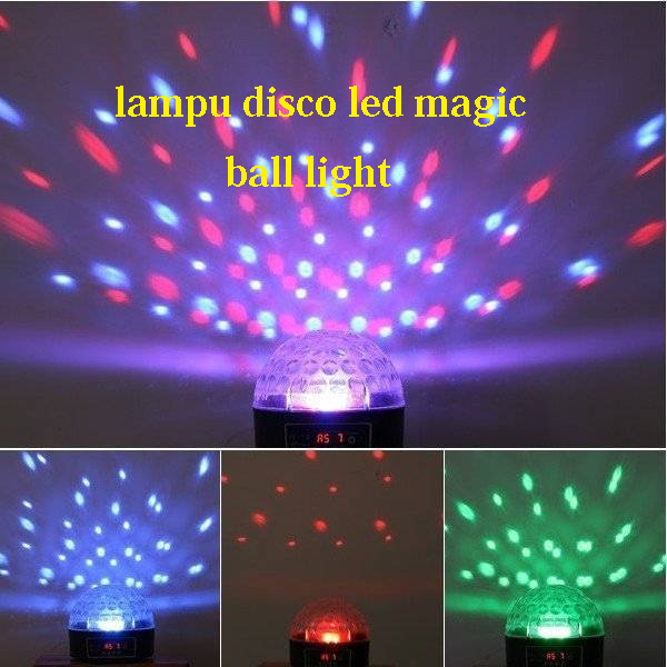 Memperbaiki lampu disco led magic ball light - Masputz.com