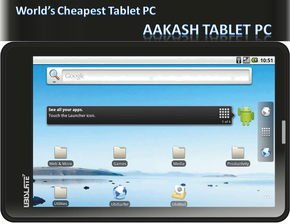 Buy Aakash Tablet Datawind Ubislate's android Cheapest Tablet of the world