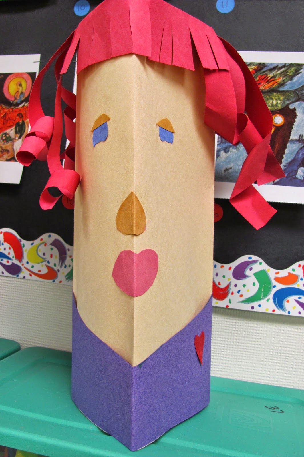 Primarily Art with Mrs. Depp: 2 D and 3 D Self Portraits