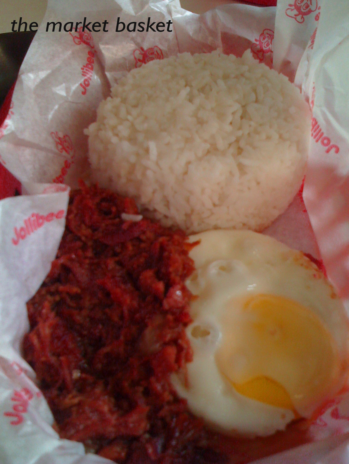 The Market Basket: Jollibee Breakfast Meal