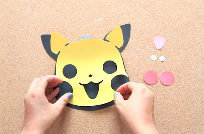 Invitacion infantil de Pikachu (moldes gratis) | PartyPop DIY