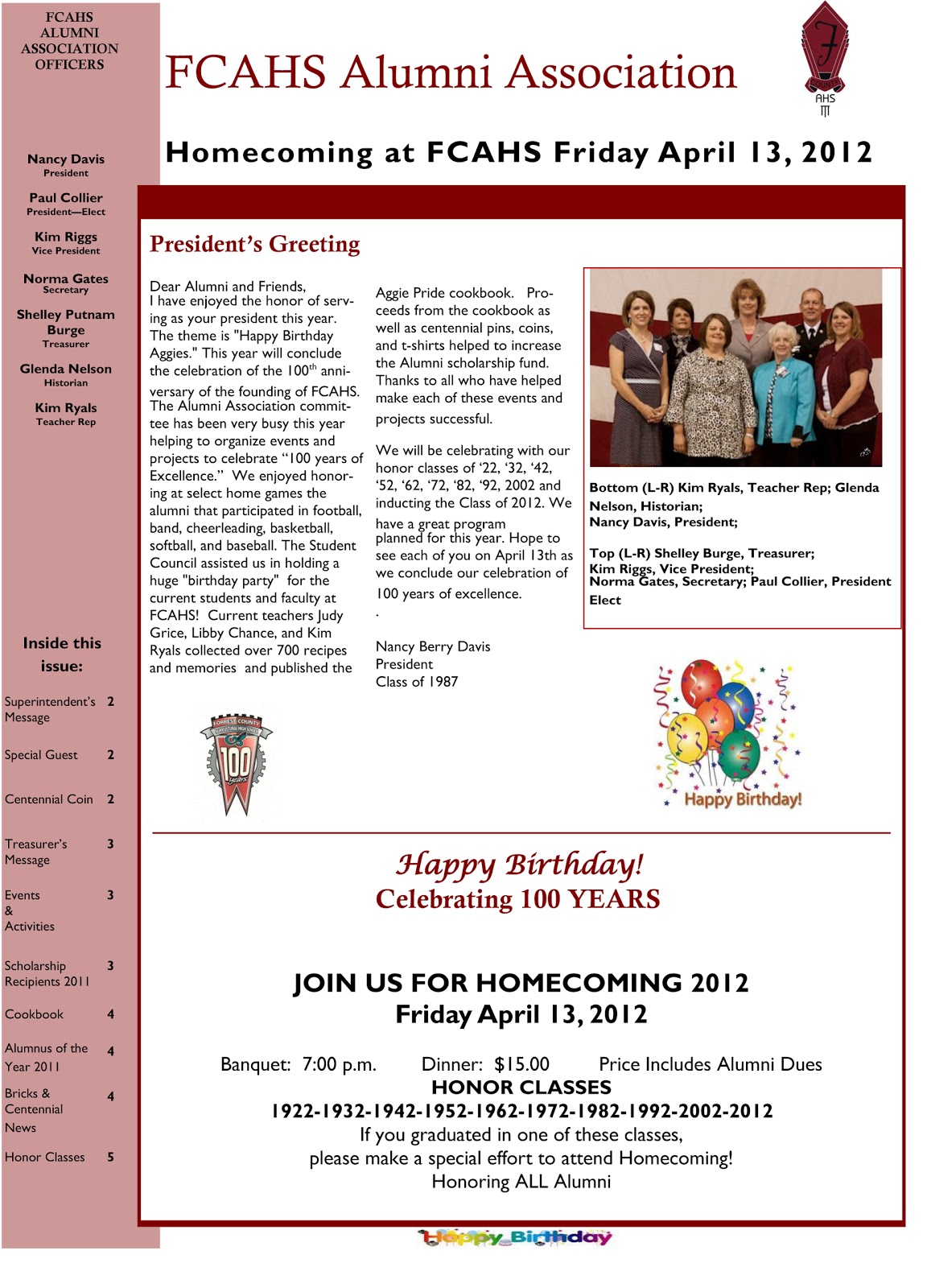 FCAHS Alumni Association