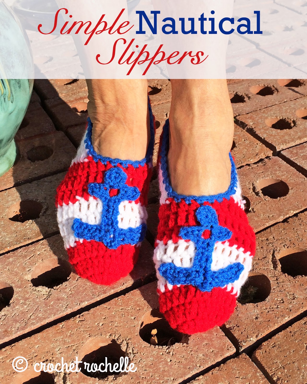 Crochet Rochelle: Simple Slippers Pattern