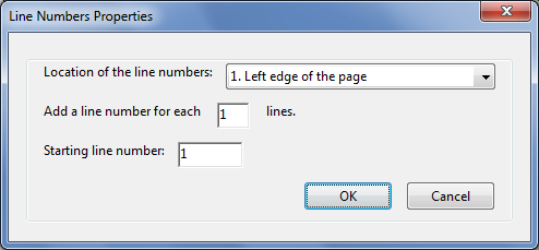 Custom-made Scripts for Adobe® Products: Acrobat -- Add Line Numbers